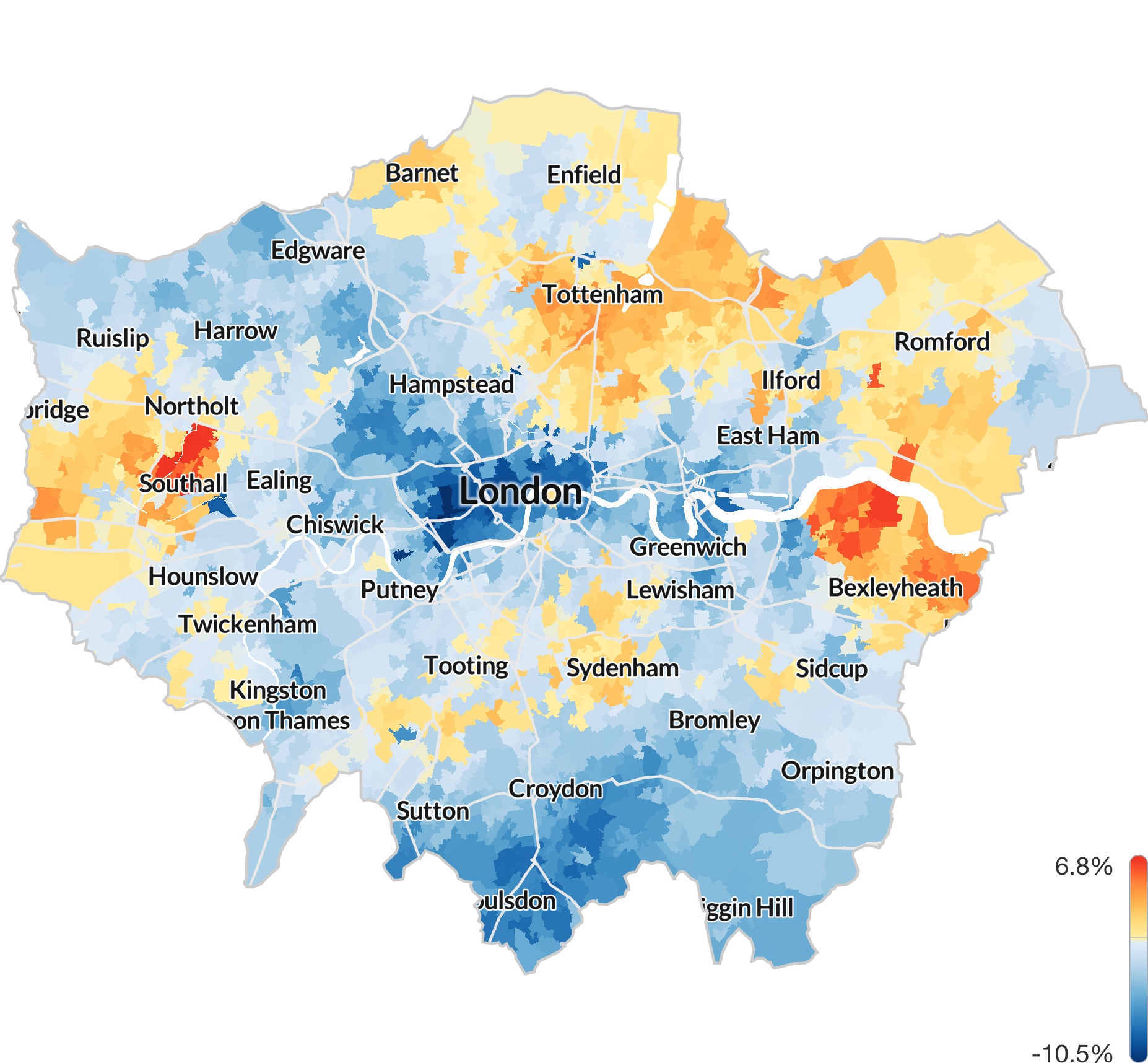 Property Heatmap - London